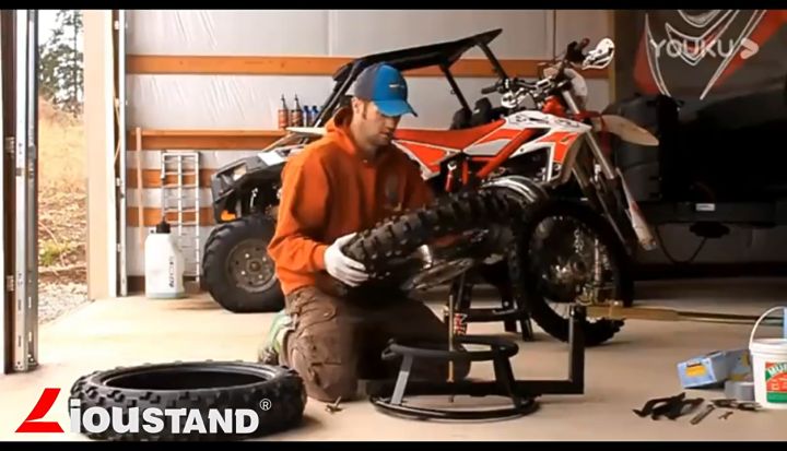 Motorcycle split circular tire stripping machine tire remover tire ...