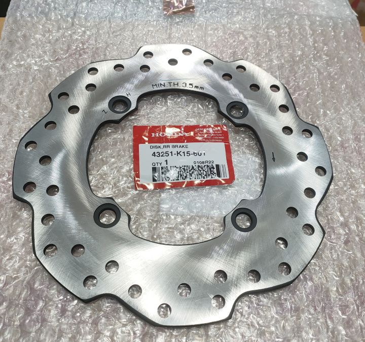 จานดิสก์เบรคหลังแท้HONDA CBR150Rรุ่นไฟหน้าLED 2019-2023,จำนวน1ชิ้น ...