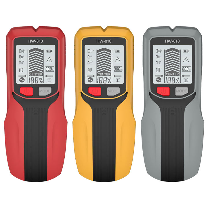High-Precision 6 in 1 Stud Finder Wall Scanner for Wood, Metal, and AC ...