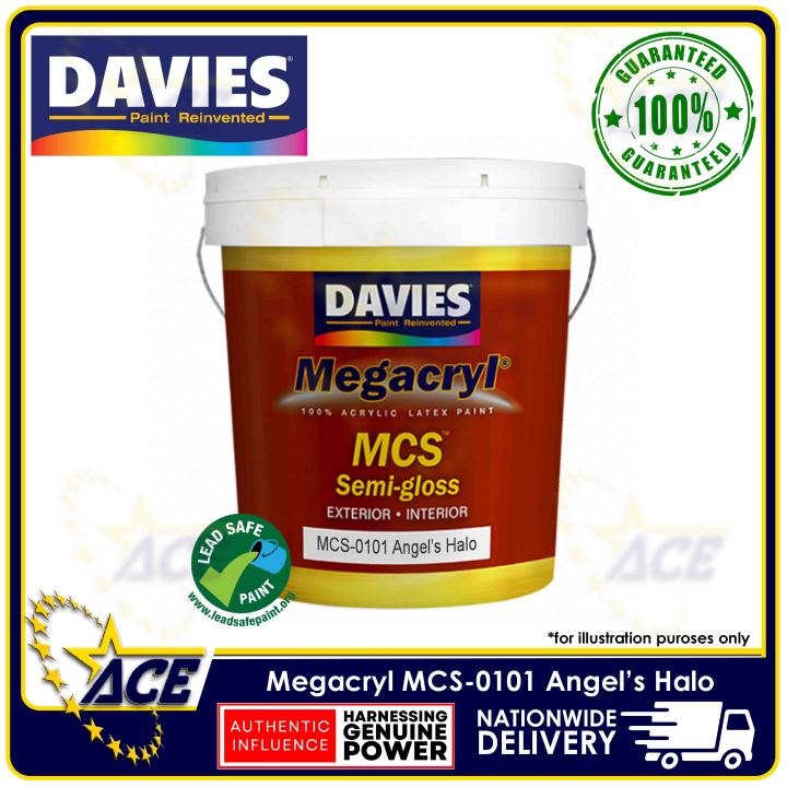 Davies Megacryl Semi-Gloss MCS-0101 Angels Halo 16 Liters | Lazada PH