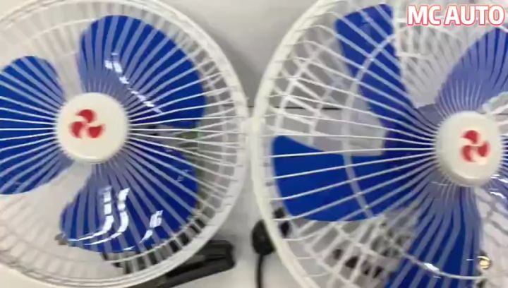 New Modal High Speed Car Fan 8 10 DC 12v 24v / Kipas Kepit Lori Car Bas ...
