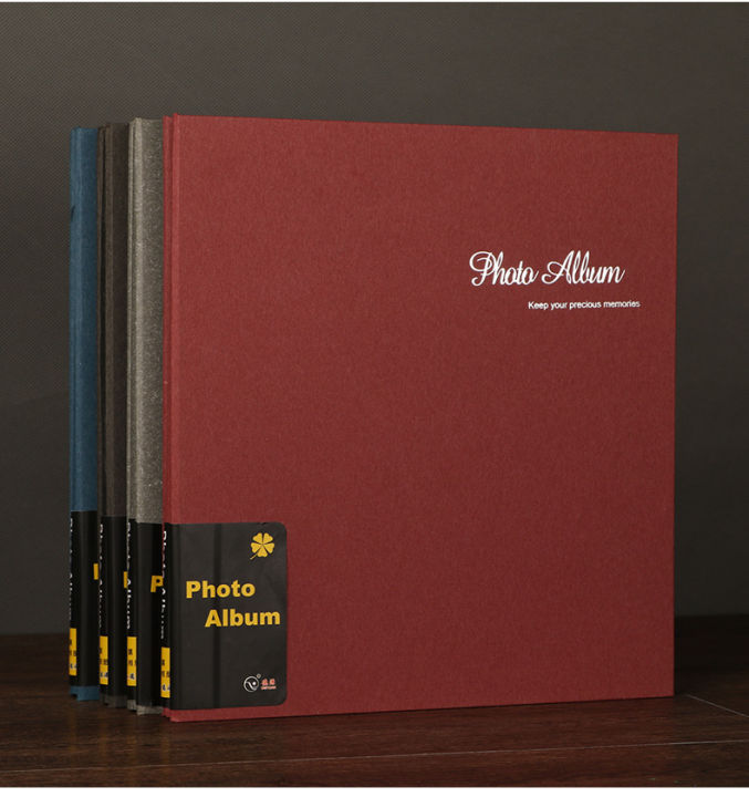 DIY 12 Inch Self Adhesive Film Covered Album Manual Picture Album Kid ...