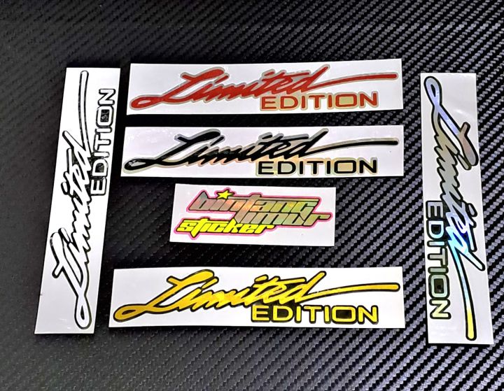 STICKER STIKER LIMITED EDITION CUTTING STICKER | Lazada Indonesia