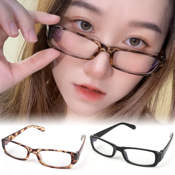 Lovely girls house♡】Anti Radiation Rimless Eyeglasses for Women Men ...
