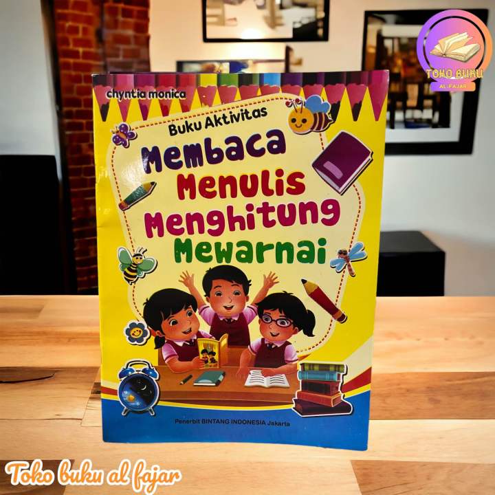 Buku aktivitas membaca menulis menghitung mewarnai | Lazada Indonesia