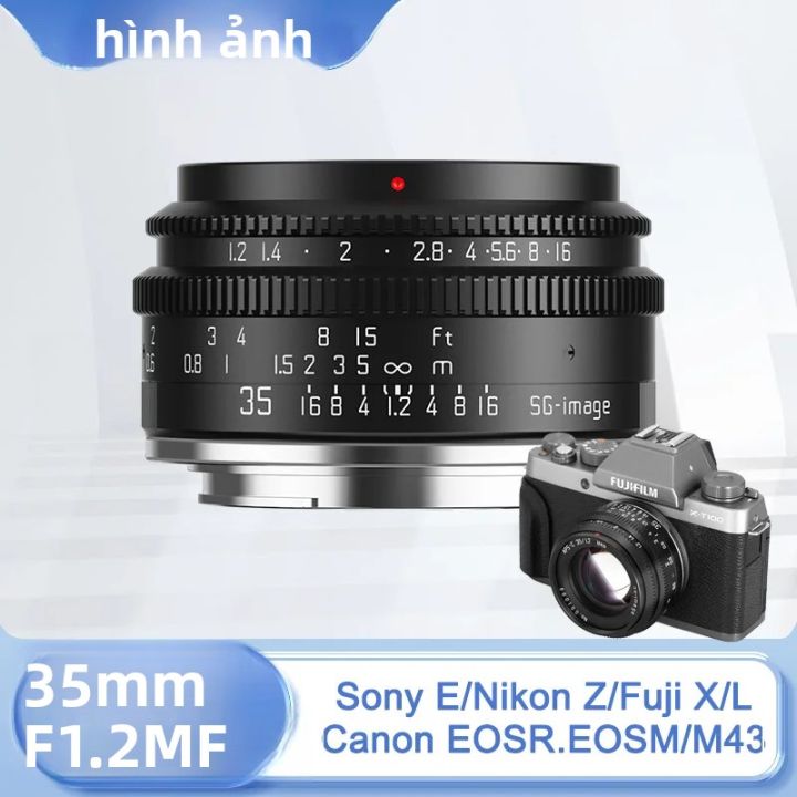 Ống Kính Lấy Nét Thủ Công Khẩu Độ Lớn SG Image 35mm F1.2 Dành Cho Sony ...