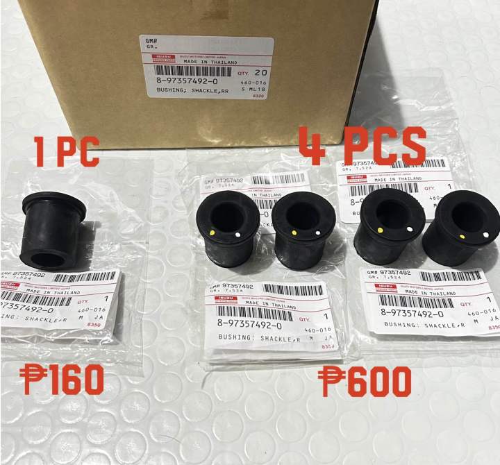 Isuzu Genuine Rear Leaf Spring Shackle Bushing for Dmax Mux 2012-2020 ...