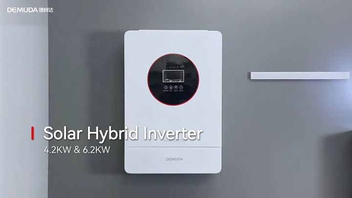 DEMUDA hybrid inverter 4.2KW/6.2KW Pure Sine Wave Solar Hybrid Inverter ...