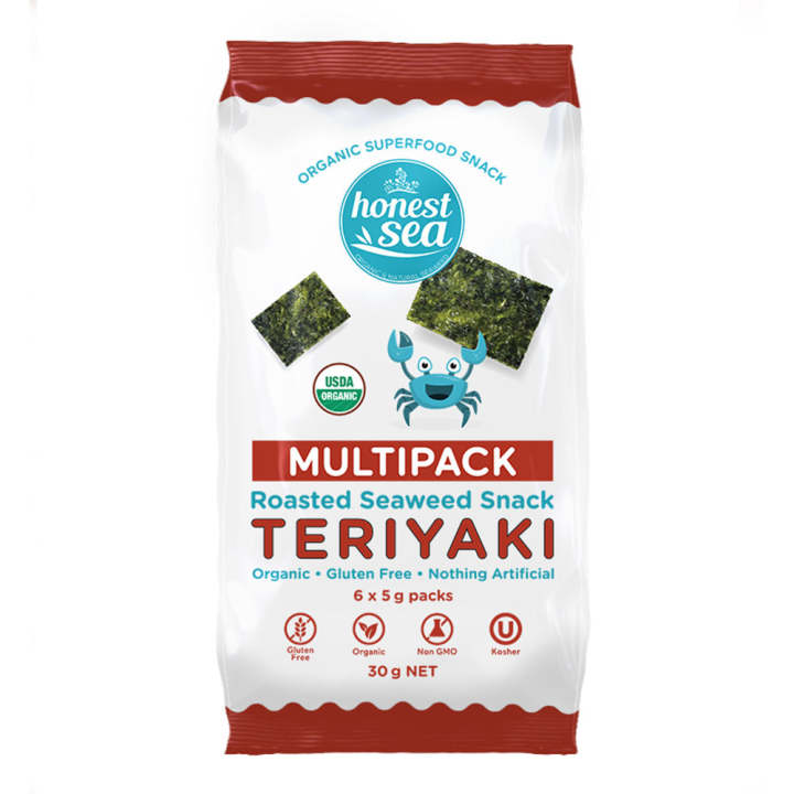 Honest Sea Organic Roasted Seaweed Snack Sea Salt HONEST SEA Roasted ...