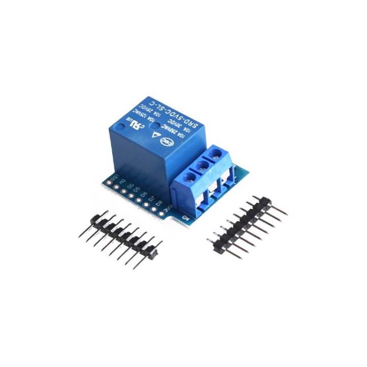 1Set Wemos D1 Mini Relay Shield One Channel Wemos D1 Mini Relay Module For Arduino ESP8266 ...