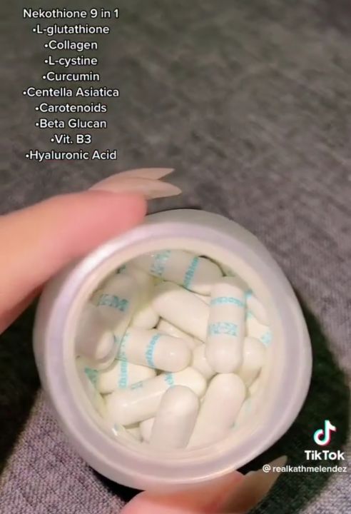 Nekothione 9in1 Glutathione Capsule 500mg (60 capsules) | Nekothione ...