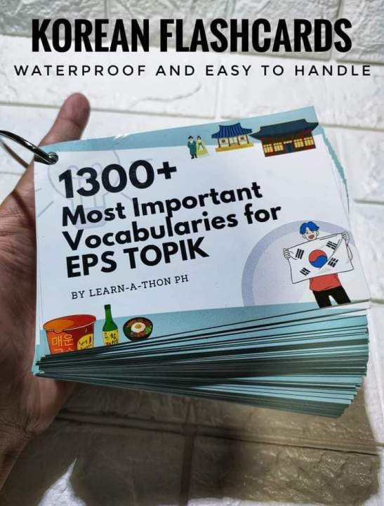 Korean Flash Card for EPS TOPIK | Lazada PH