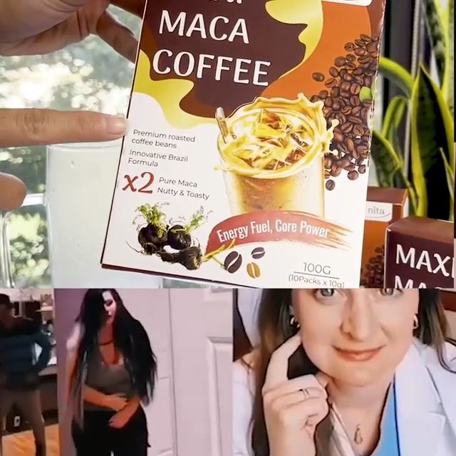 Maxi Maca Coffee 100% Organic Maca Root Pure and Natural Biger - Longer, Improve Love Life ...