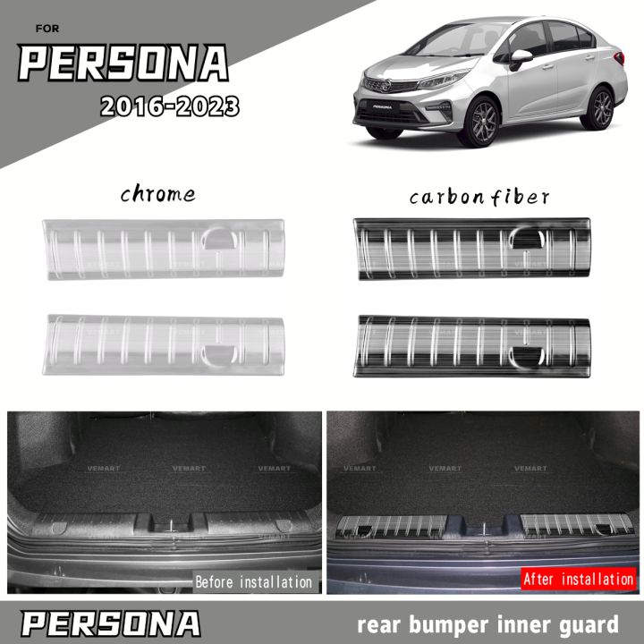 Vemart proton persona 2016-2023 car rear bumper Inner sill plate ...