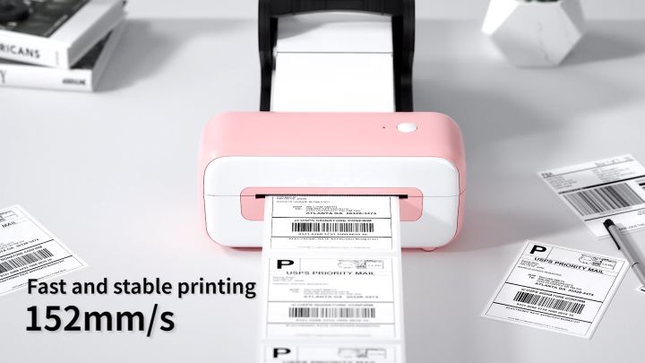Phomemo 100x150mm Thermal Label Stickers Roll A6 Size Shipping Labels ...