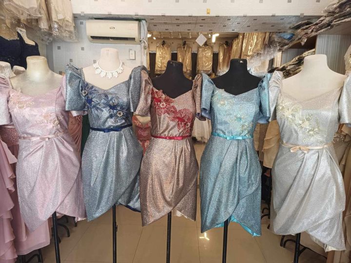 Modern filipiniana shiny | Lazada PH
