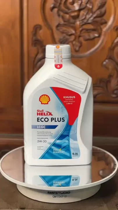 Shell Helix Eco Plus SAE 5W-30 500ml Api SN Plus/GF-5 Oli Mobil LCGC ...