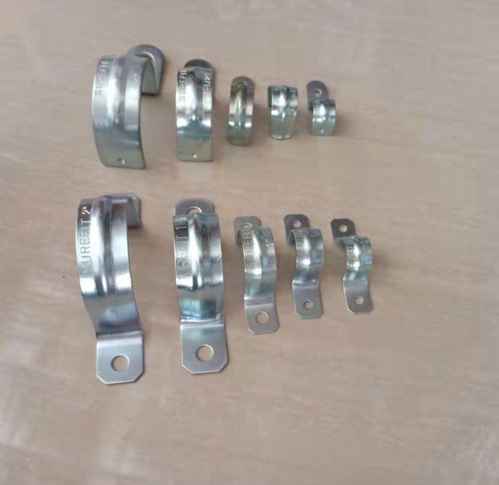 gi clamp 1/2,3/4,1,11/4,11/2 2 per pcs 2hole and 1hole rigid pipe ...