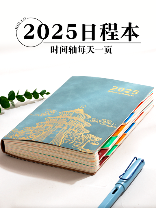 2025 Schedule Book Daily Planner 365 Days One Day One Page Week ...