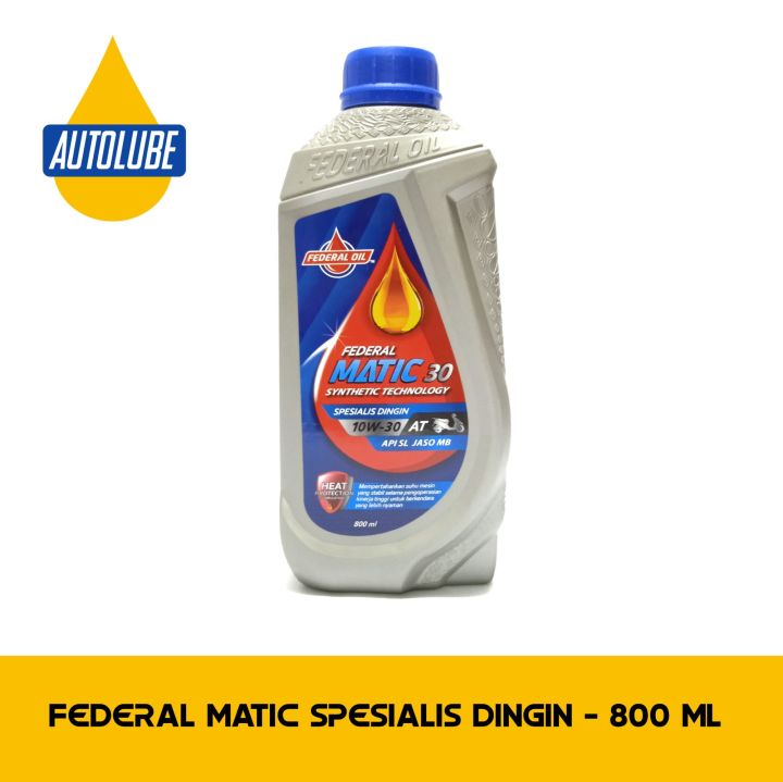 OLI FEDERAL MATIC ECOMAXX 10W-30 SYNTHETIC TECHNOLOGY SPESIALIS DINGIN ...