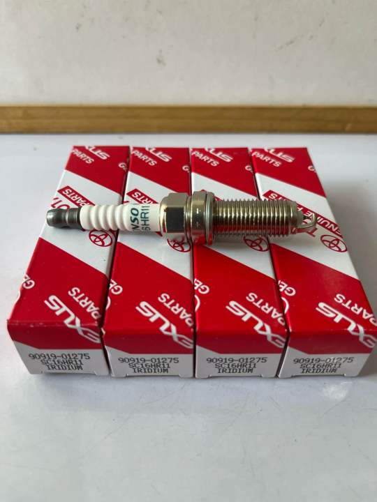 Iridium Spark Plug(4 pcs) 90919-01275 (SC16HR11) - Vios Superman 2016-Up Dual VVTi, Yaris, Altis ...