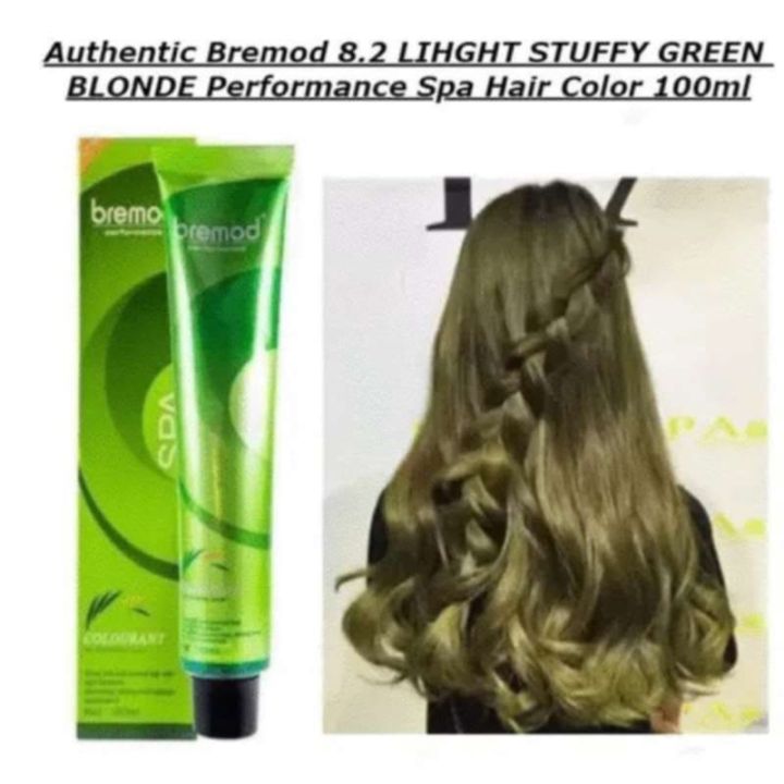 Bremod 8.2 Light Stuffy Green Blonde Cocoa Butter Hair Color | Lazada PH