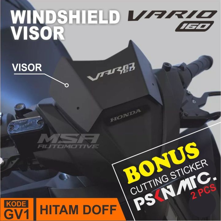 Visor,wind shield vario 160 2022-2023 asesoris vario terbaru | Lazada ...