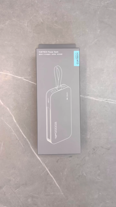 【New Arrival】CUKTECH CCC Certified 20000mAh 40W Max Fast Charging Built ...