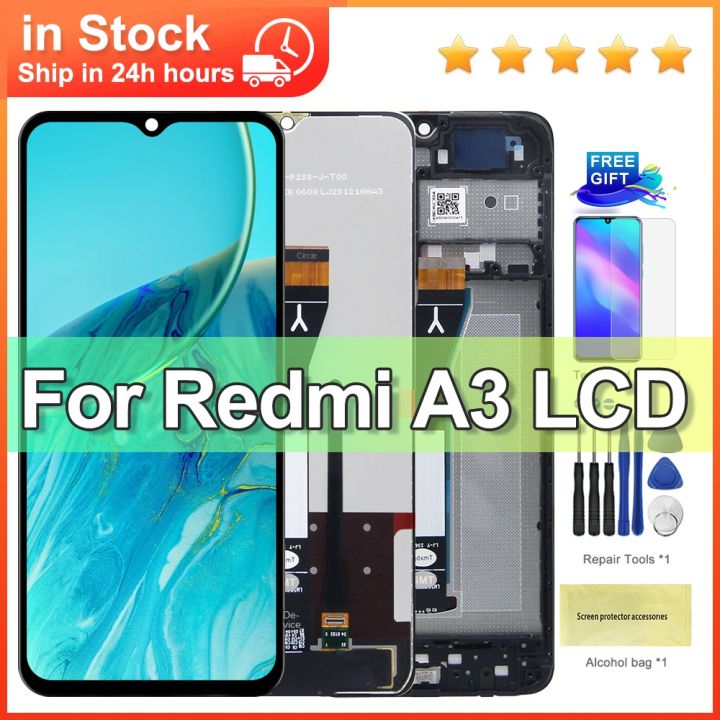 Tested A3 Display With Frame For Xiaomi Redmi A3 LCD Display Touch ...