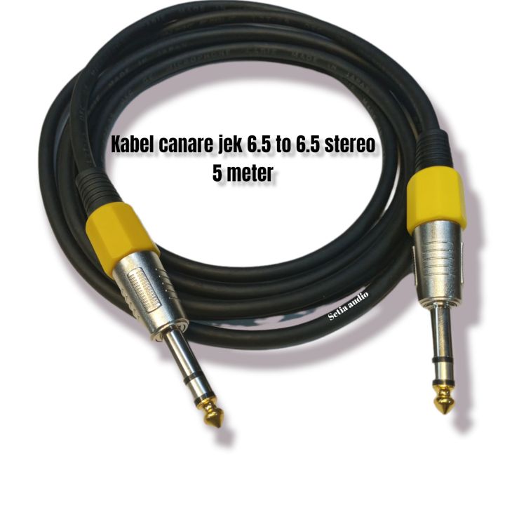 kabel audio balanced canare jek akai to akai stereo panjang 10 METER ...
