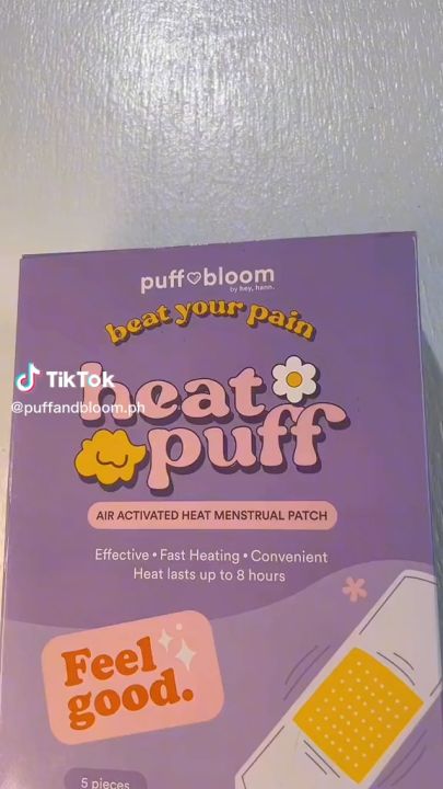 PUFF & BLOOM- Heat Puff | Air Activated Menstrual Patch | For the ...