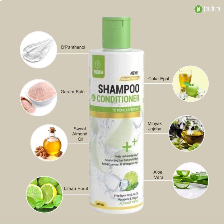 FEODORA SHAMPOO & CONDITIONER (FEODORA SYAMPO) | Lazada