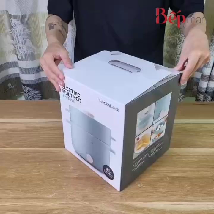 Nồi điện đa năng Locknlock Electric Multi Pot EJP156MIT 2L, 2 chế độ ...