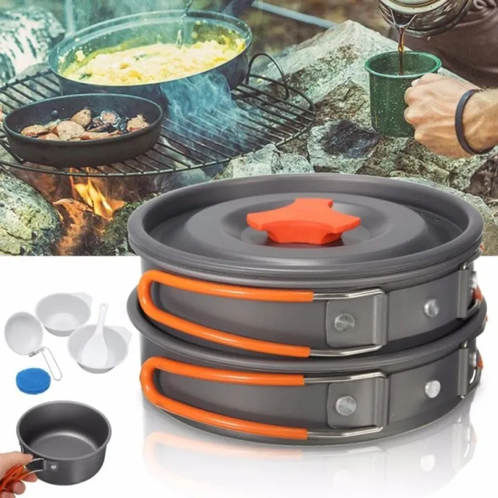 Nesting Cooking Set Outdoor DS200 Nesting DS-200 Nesting DS 200 Alat ...