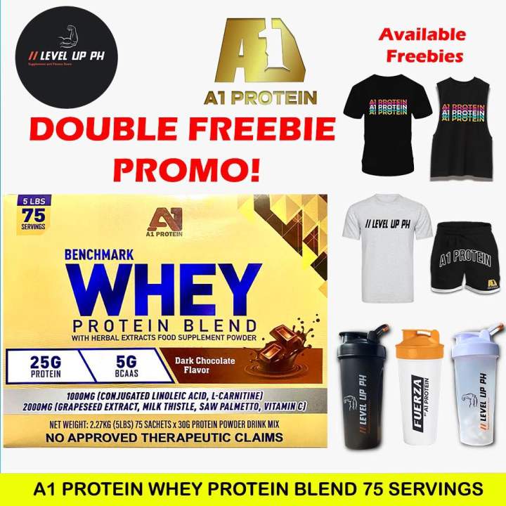 A1 PROTEIN BENCHMARK 100% WHEY PROTEIN BLEND NEW PACKAGING AND FORMULA ...