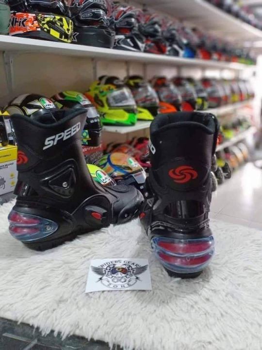 Speed midcut motorcyle boots | Lazada PH
