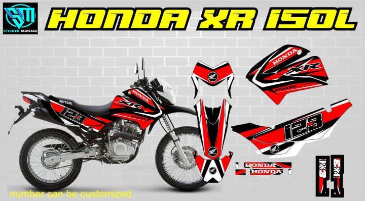 Honda XR 150L full body decals | Lazada PH