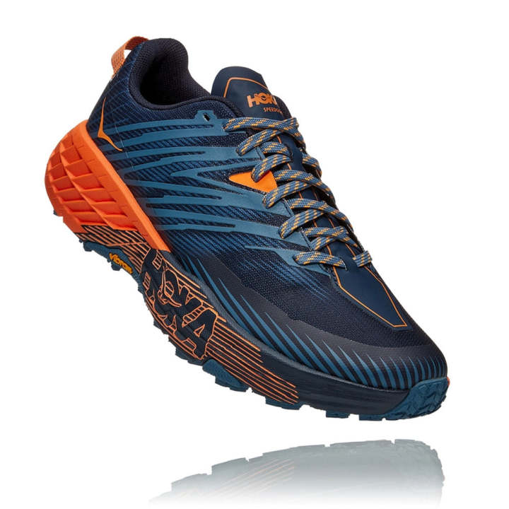 Sepatu Lari Trail Running Hoka One One Speedgoat 4 Wide 2E Men Pria ...