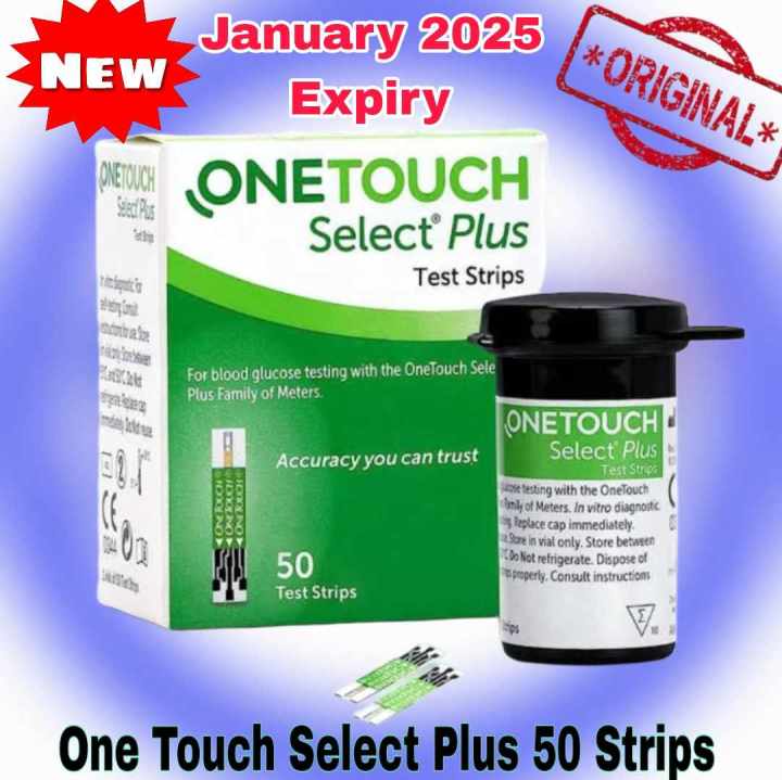 One Touch SELECT PLUS 50s (50 strips per Box) | Lazada PH