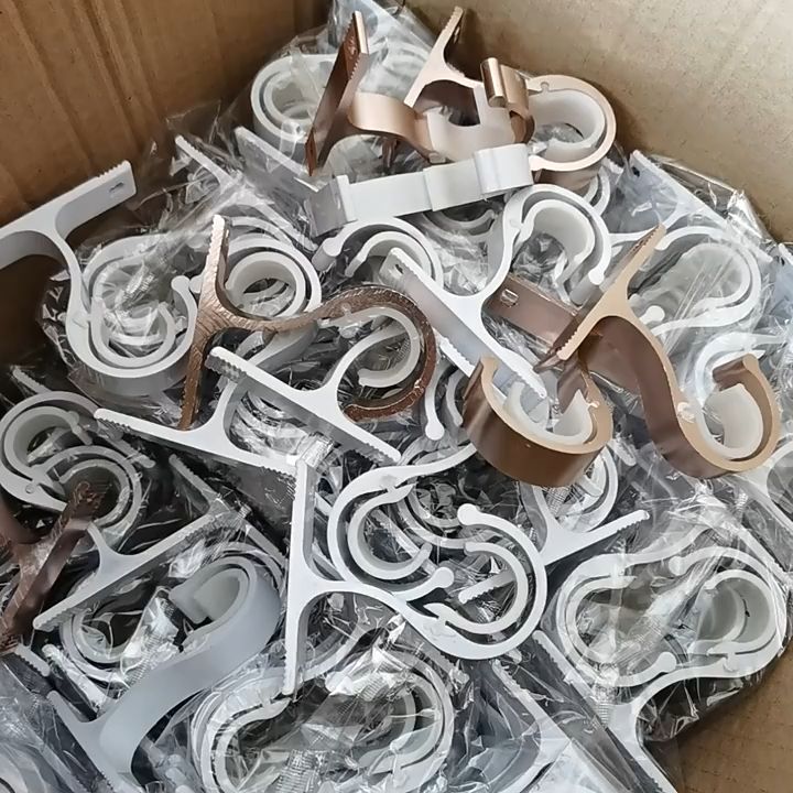 2 Pcs Tiang Gorden Bracket Aluminum Alloy Bracket Tempel Tiang Gorden ...