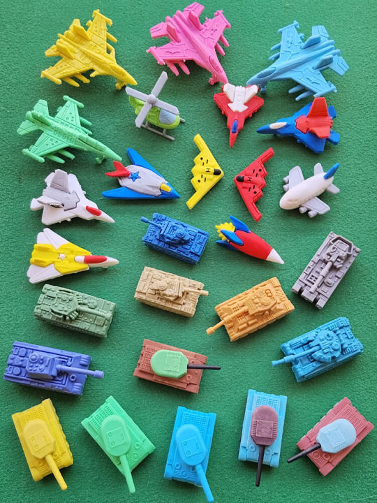 New Military Aircraft Tank Rubber Blind Box Children's Assembly Fighter ...