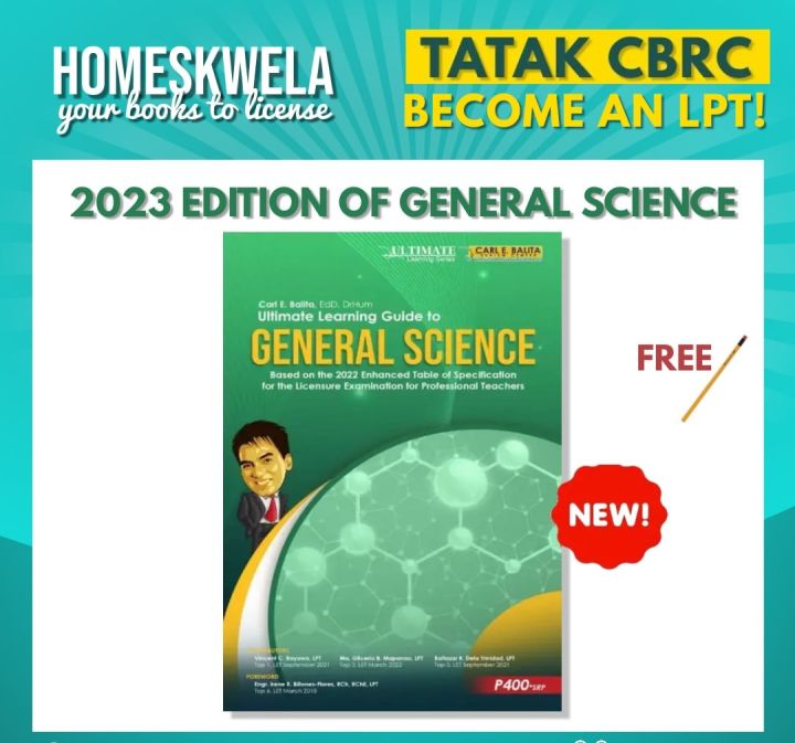 CBRC LET REVIEWER - GEN. SCIENCE | Lazada PH