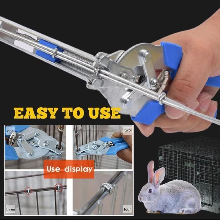 Hog Ring Plier Tool M-type Semi-automatic Calipers Poultry Net Cage ...