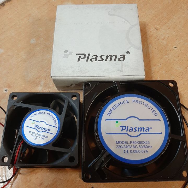 Plasma / Guard 2" 3" 4' Video fan mini cooling fan AC 240V 12VDC 110VAC ...