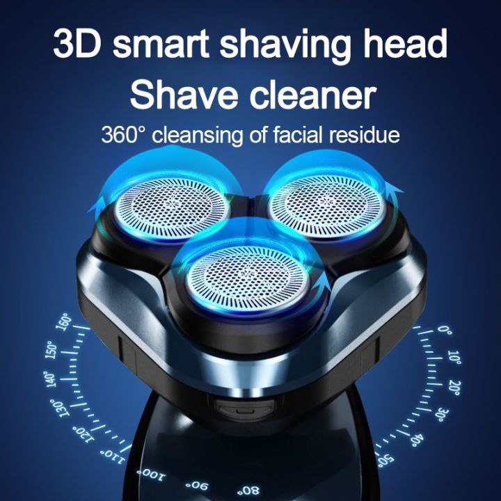 BOULDER Electric Shavers for Men New Smart Digital Display USB ...
