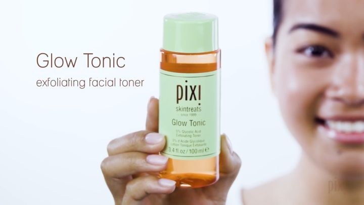 Pixi Glow Tonic 250ML - Facial Toner with Glycolic Acid Aloe Vera for ...