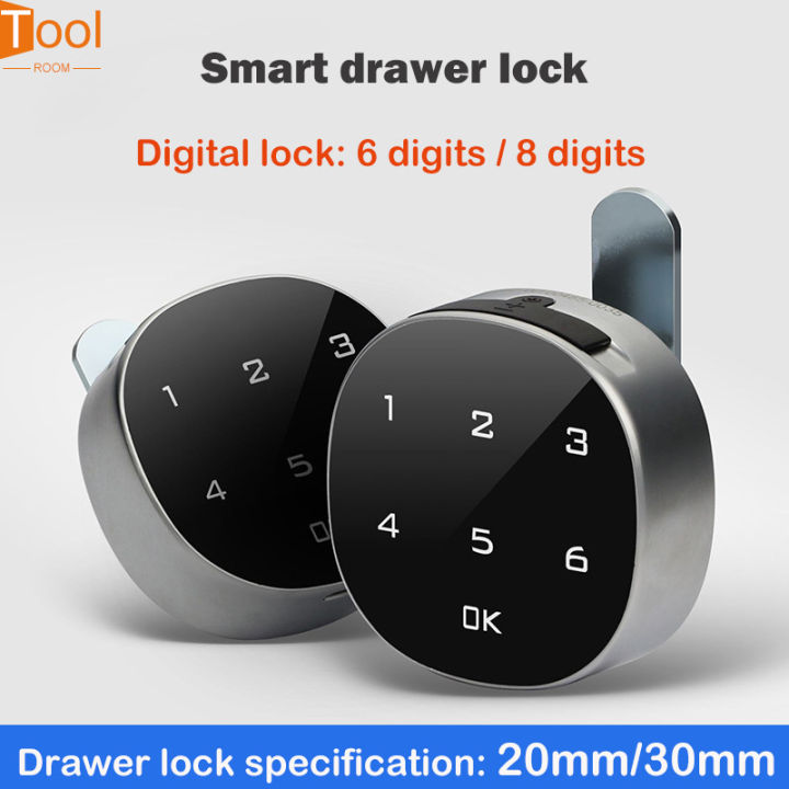 Touch Screen Digital Smart Electronic Password Door Lock Security Anti ...