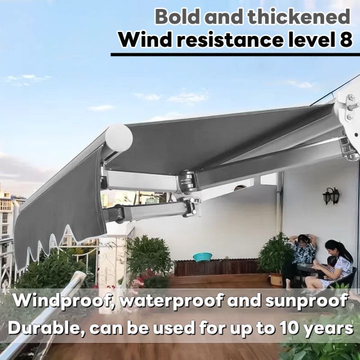 Foldable awnings Adjustable awnings Foldable awnings rotating aluminum ...
