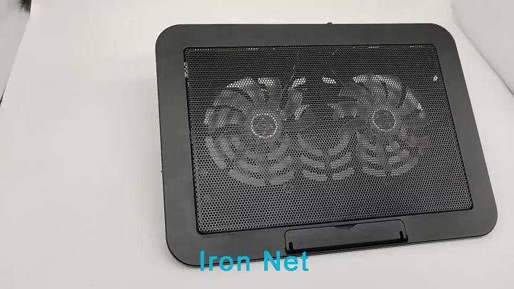 2 IN 1 Laptop Cooling Stand Adjustable Cooler Stand Dual Fan for 9 ...