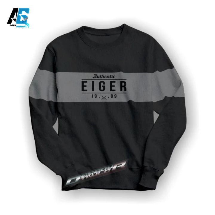 Jaket Sweater Eiger kombinasi Big Size Pria/Wanita | Lazada Indonesia